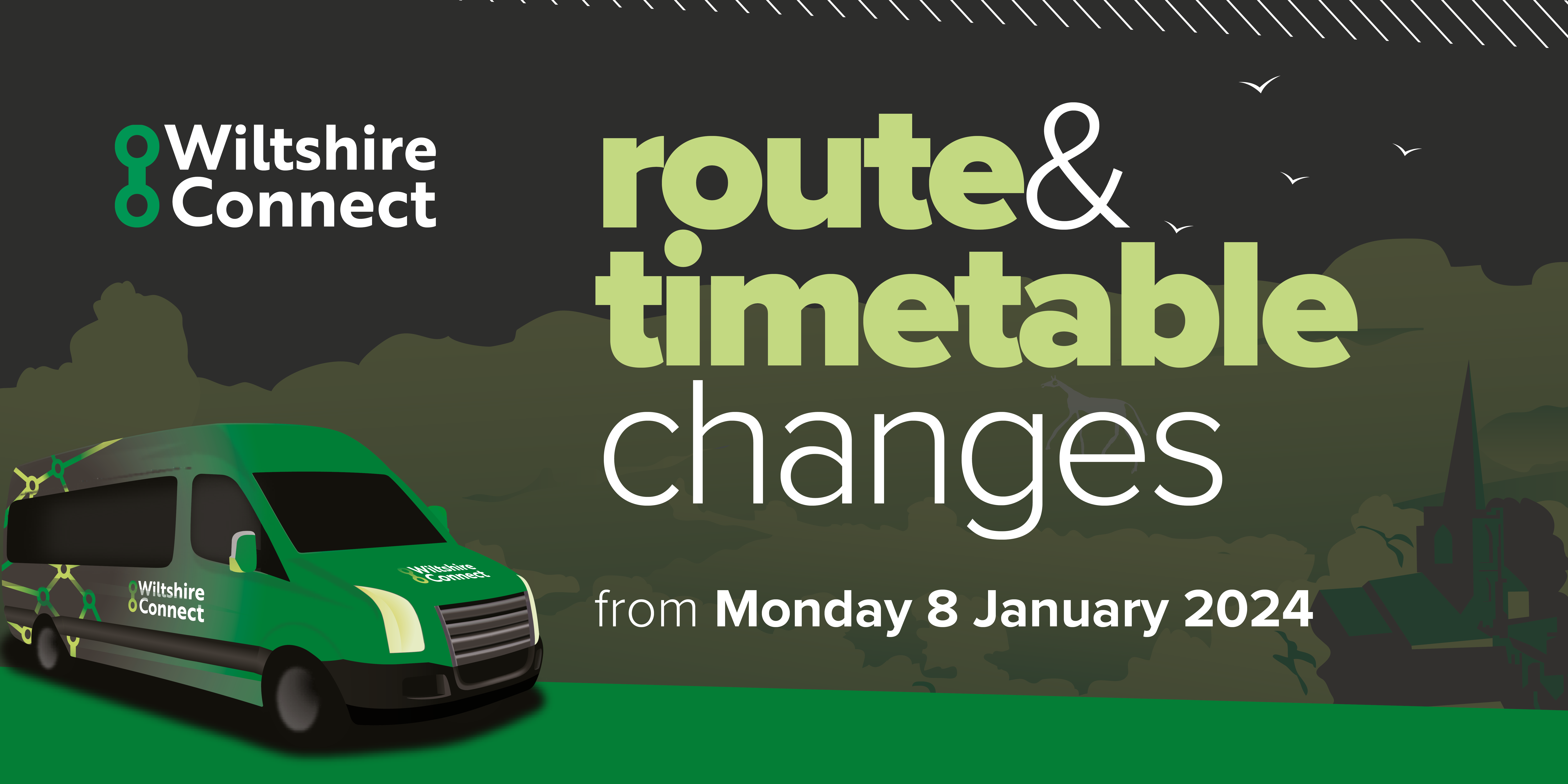 Wiltshire Connect route & timetable changes - Salisbury Reds